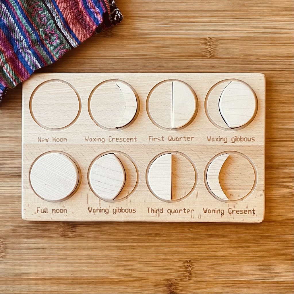 Lunar Cycle - Wood Board – Lex and Fox